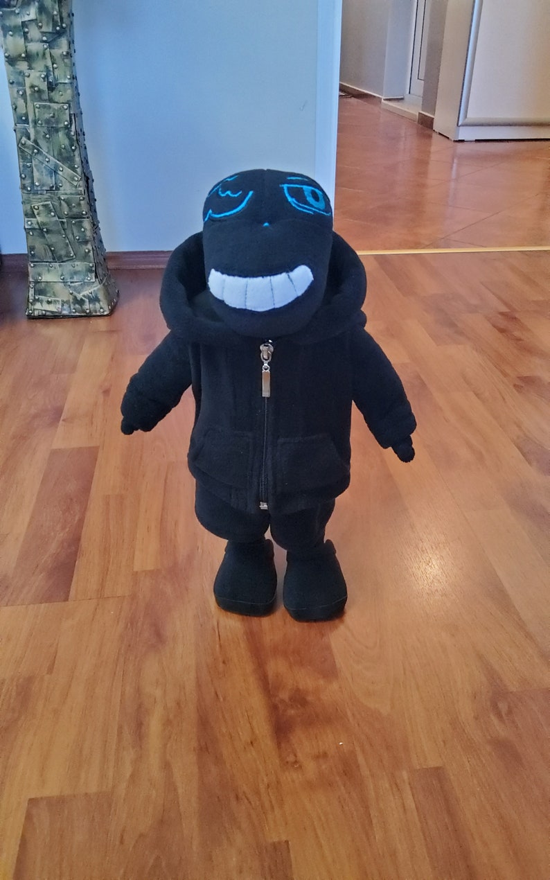 Empire Corrupted Nightmare Sans Plush Toy. All Parts of Doll's Clothes ...