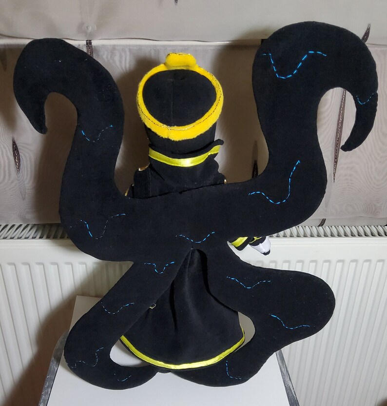 Empire Corrupted Nightmare Sans Plush Toy. All Parts of Doll's Clothes ...