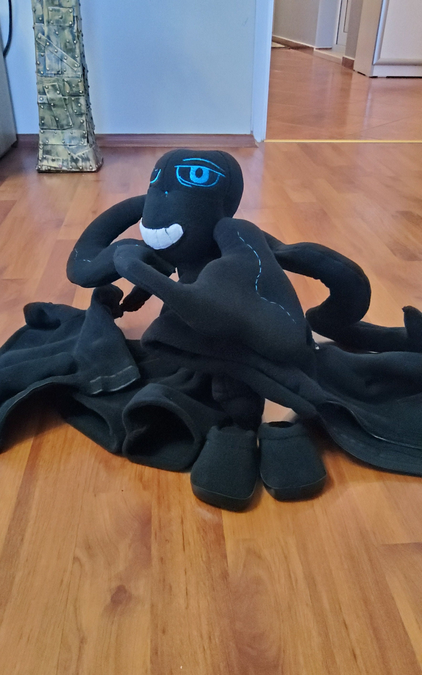Empire Corrupted Nightmare Sans Plush Toy. All Parts of Doll's Clothes ...