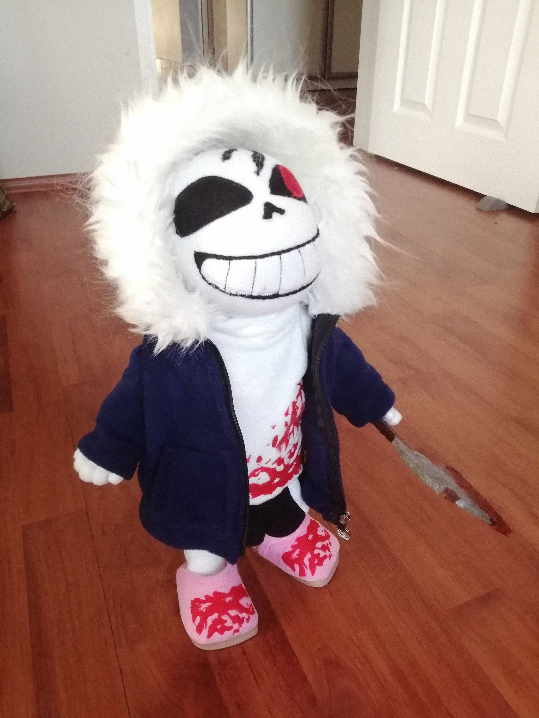 Horrortale Sans Plush Toy.underverse.all Parts of the Doll's Clothes ...