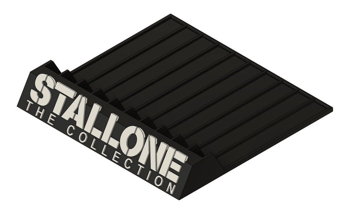 Stallone Collection Movie Stand Bluray Holder Steelbook Organizer DVD ...