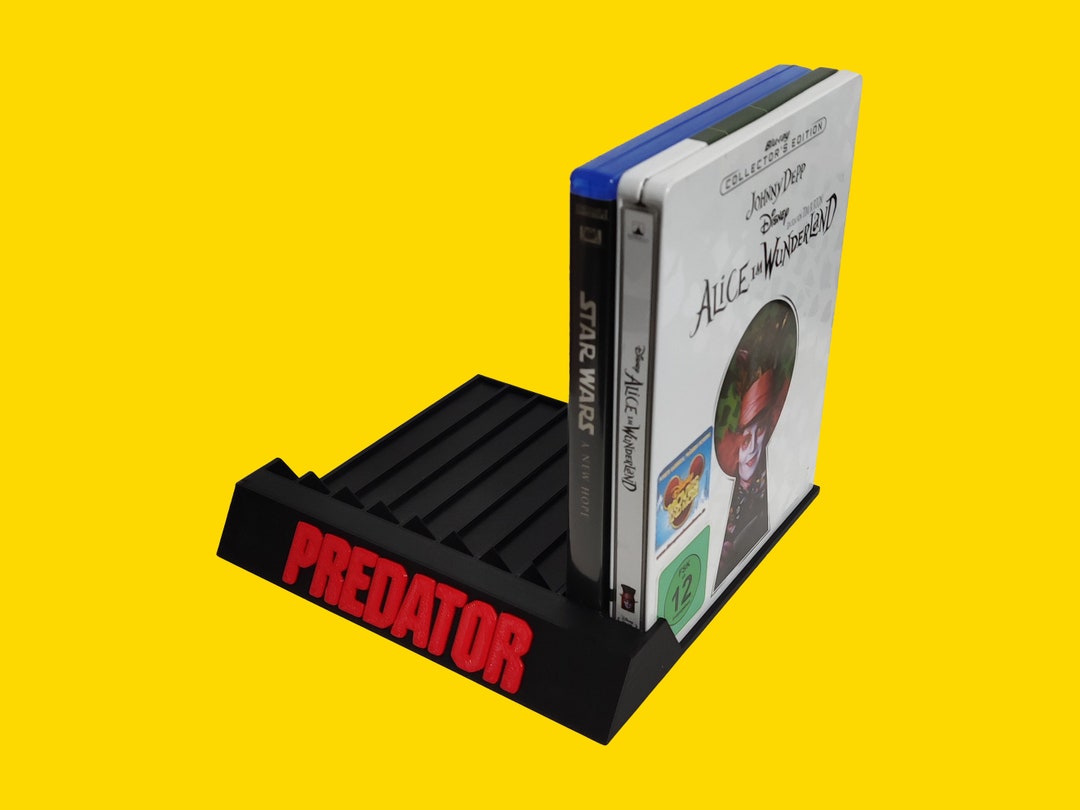 Predator Movie Stand Bluray Holder Steelbook Organizer DVD Stand 3D ...