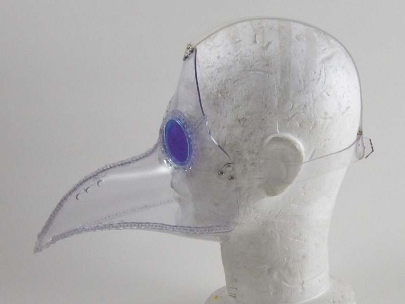 Couture Translucent Plague Doctor Mask - Etsy