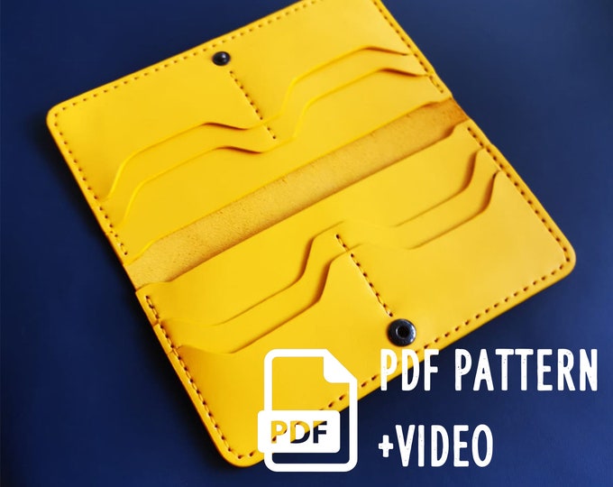 PDF Origami Wallet Template Simple Wallet Card Wallet PDF Pattern 21 ...