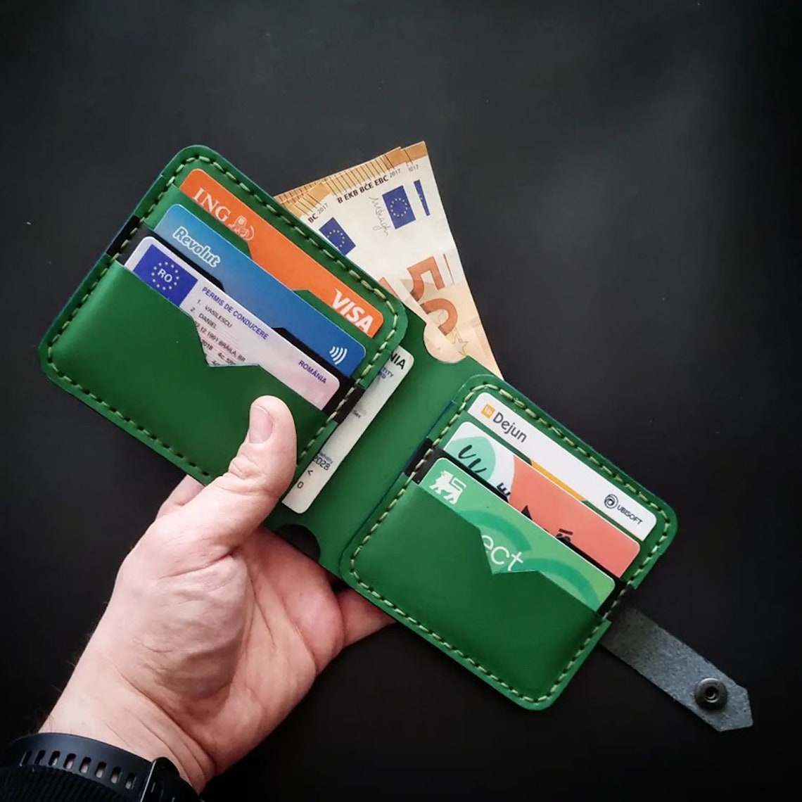 PDF Bifold Wallet Template 8 Pockets Wallet Pattern - Etsy