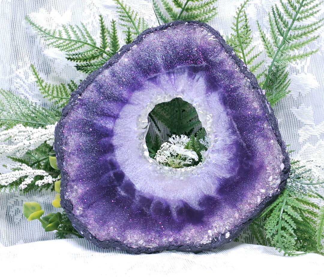Purple Faux Agate - Etsy