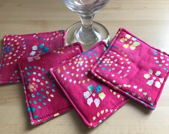 Batik coasters | Etsy