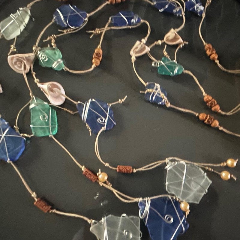 Sea Glass Mobile - Etsy