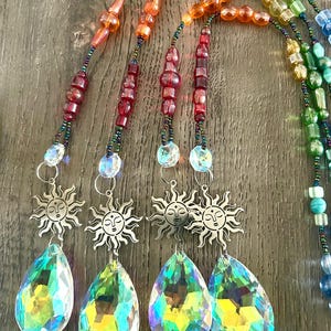 Sun Catcher Sun Charm Large Crystal Prism Rainbow Maker Window ...