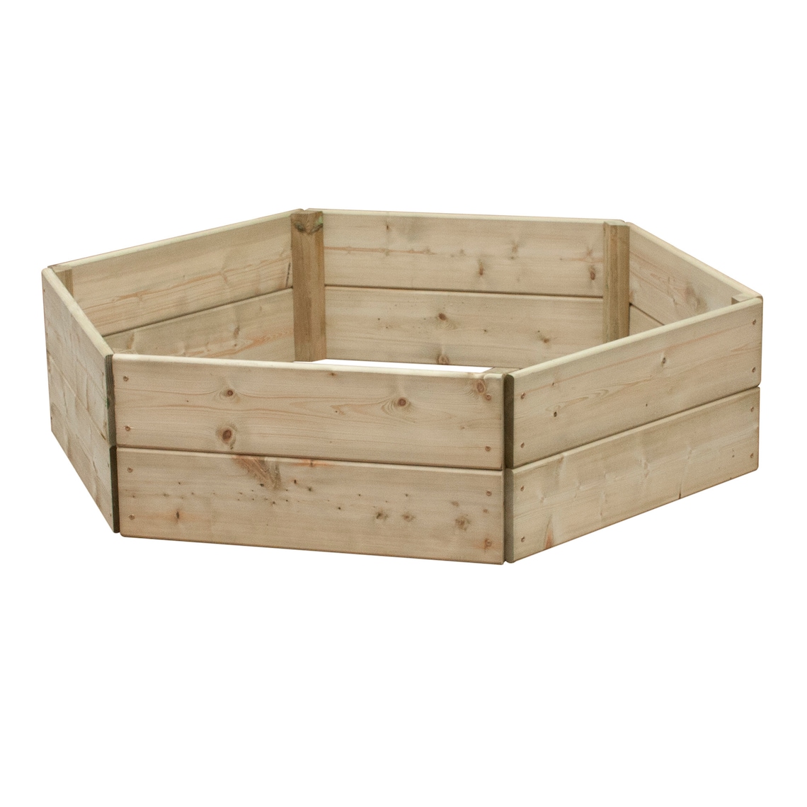 Hexagonal Timber Raised Garden Bed - Tanalised, Pressure Treated ...