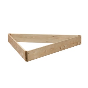 Triangle Timber Raised Garden Bed - Tanalised, Pressure Treated, Planed ...