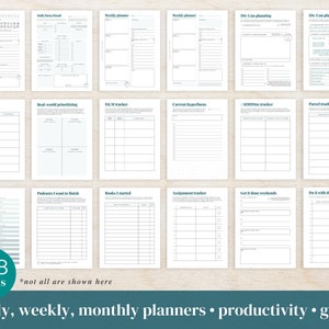 Science-based Printable Planner for Adult ADHD: Daily Organizer ...