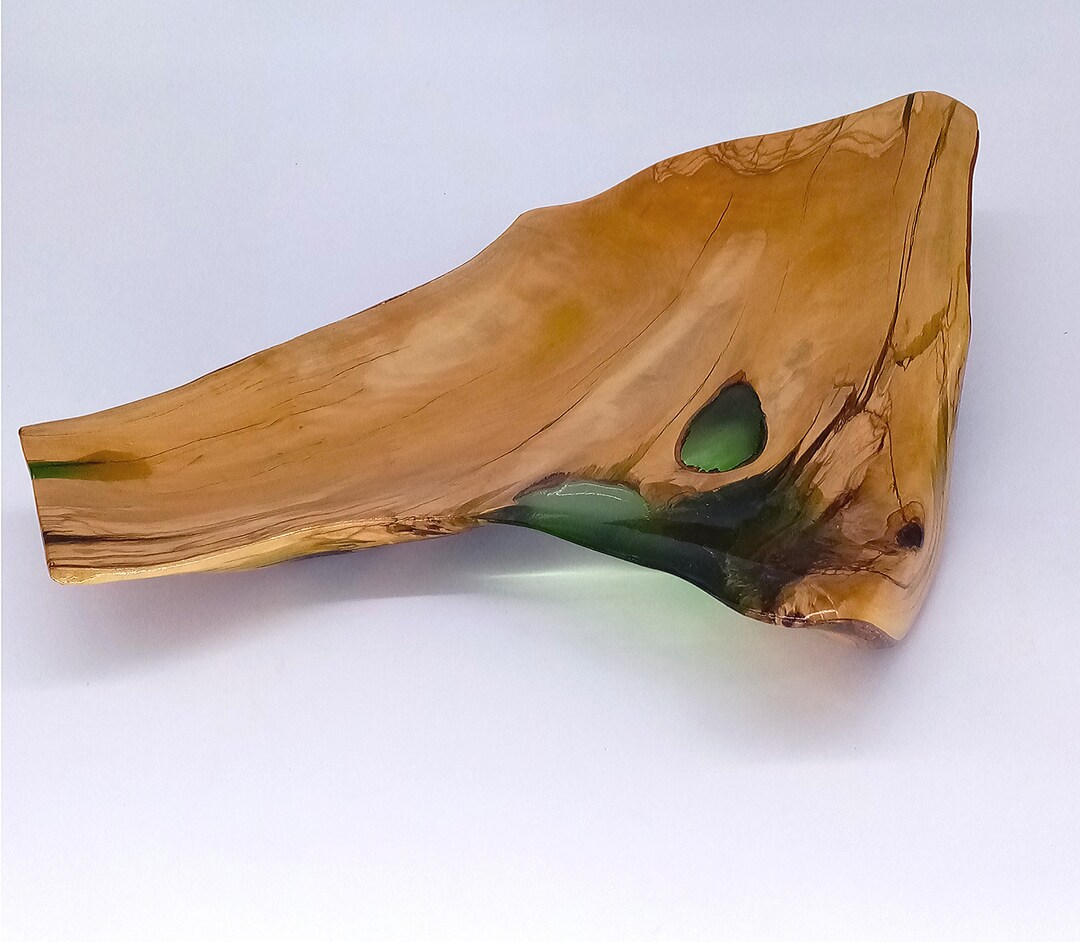 Handmade Wooden Bowl From Olive Tree - Etsy