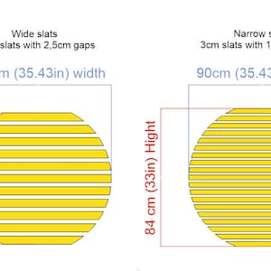 Slat Circle, Wood Slats Wall Panel, Accent Wall, Decorative Wall Panel ...