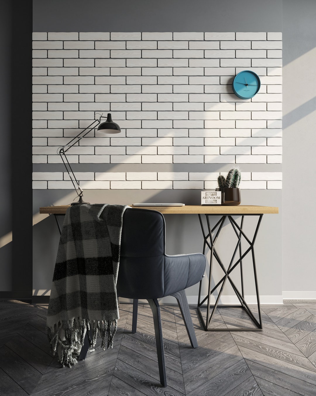 Brick Wall Panels, Faux Brick Panel, Wooden Wall Panels, White Brick ...