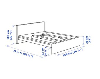 Ikea malm full size store