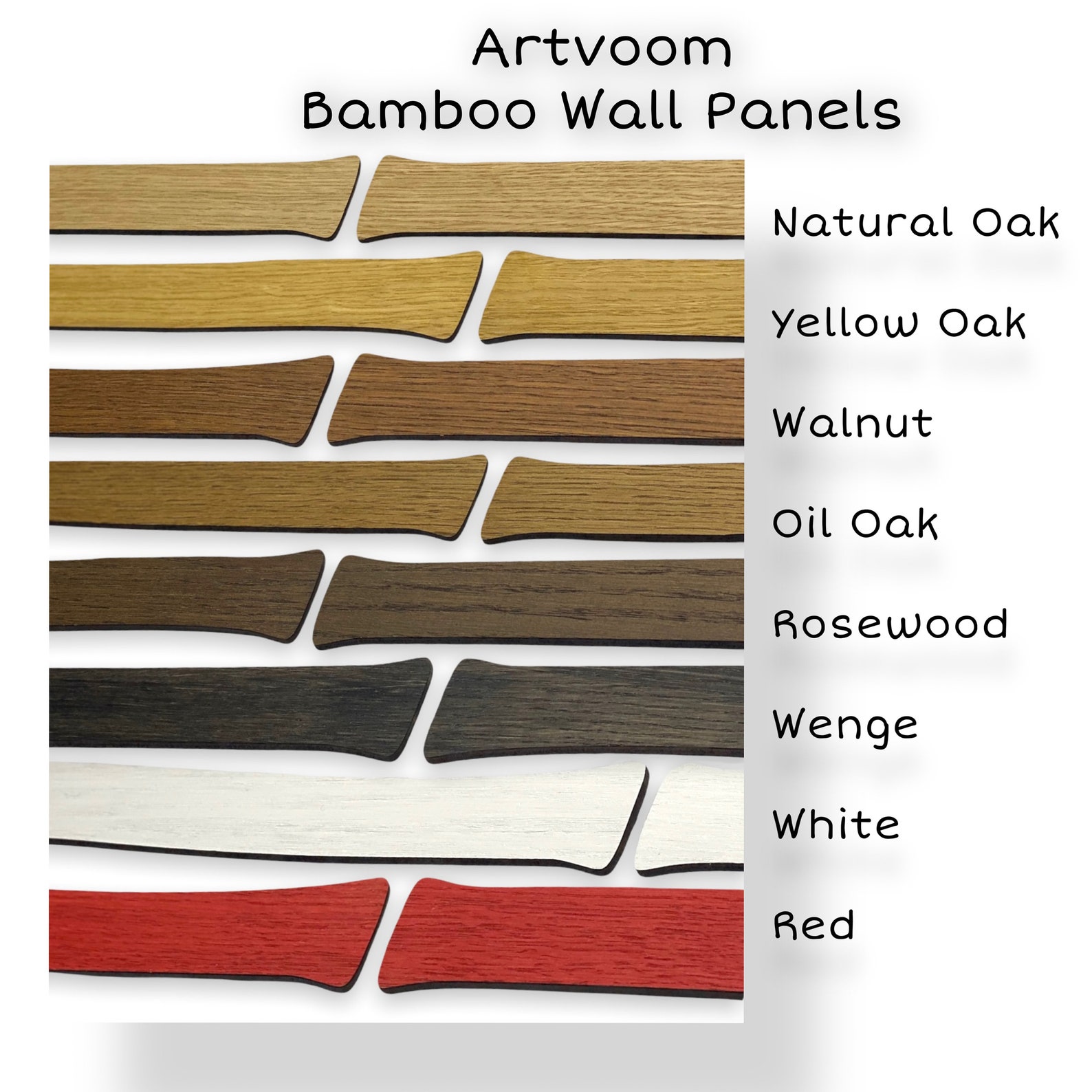 Bamboo Wall Slats Wall Panel 3D Wooden Panels - Etsy UK