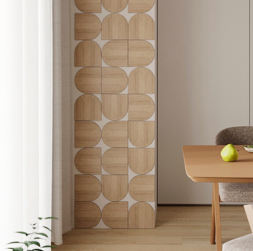 Wooden Half Circle, Wall Panels, Wall Decor, Wall Cladding Decor ...