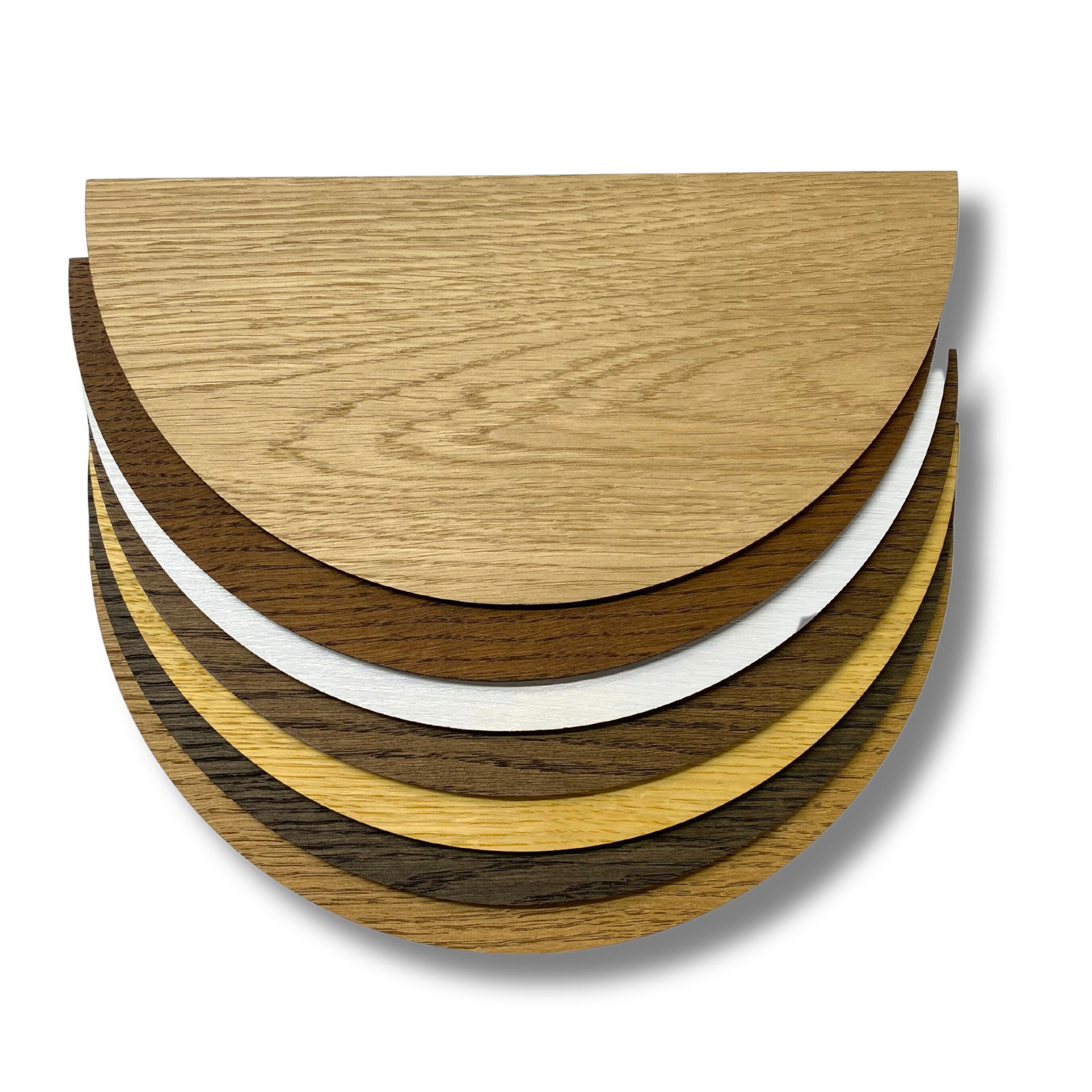 Oak Veneer Half Circle Wall Panels, Geometric Wood Wall Decor - Etsy