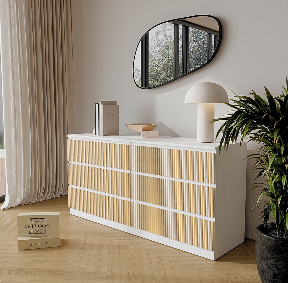 Malm Overlay, Malm Kommode, Ikea Hacks, Furniture Decals, Upcycled ...