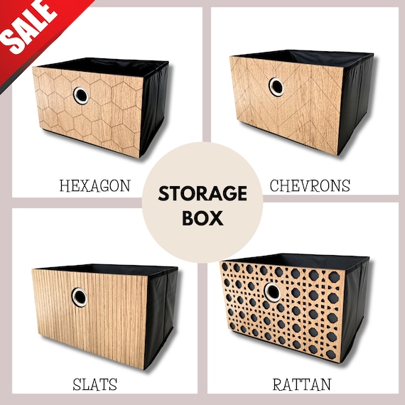 Wooden kallax box store