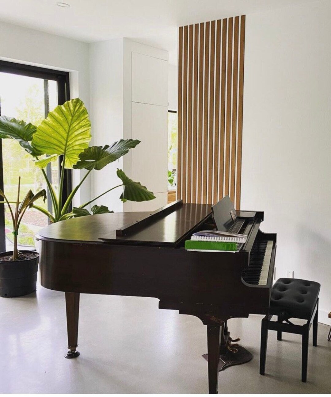 Wood Slat Wall Panel, 5 Cm Wide, Room Divider, Wall Panel Kit ...