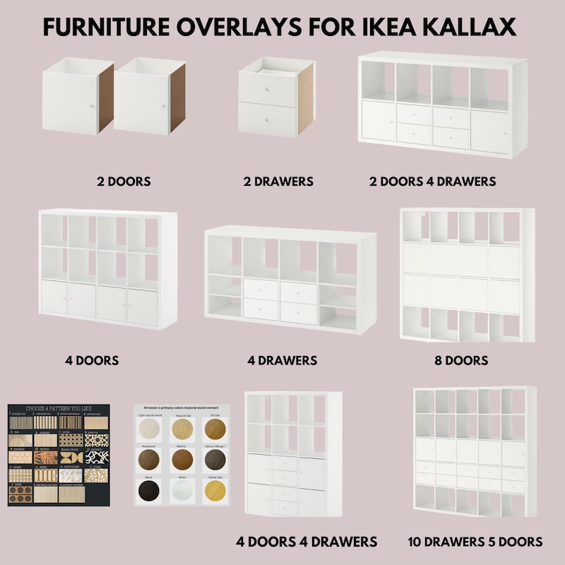 Ikea Kallax Drawer Sticker - Etsy