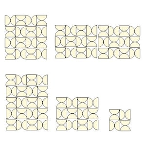 Half Circle Wood Overlays, Furniture Overlays for Ikea Malm Dresser and ...