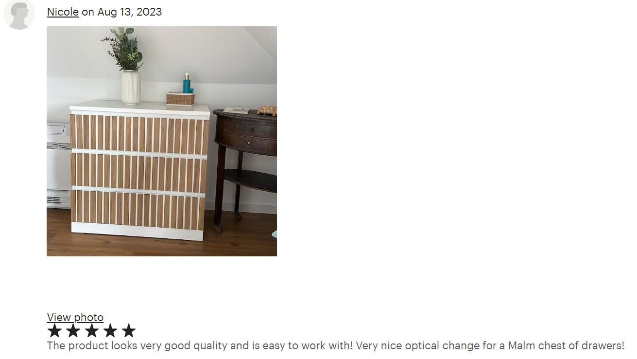 Malm Overlay, Malm Kommode, Ikea Hacks, Furniture Decals, Upcycled ...