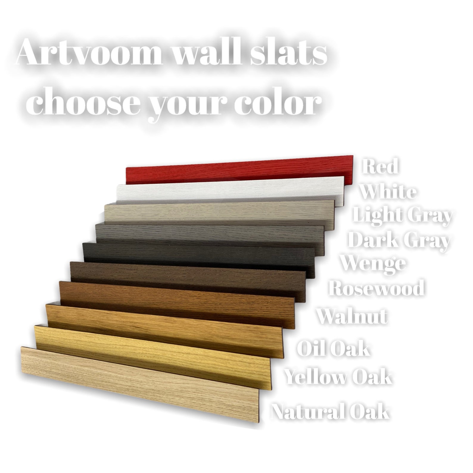 Oak Wooden Wall Slats Narrow Size 3D Wall Panels Wooden - Etsy