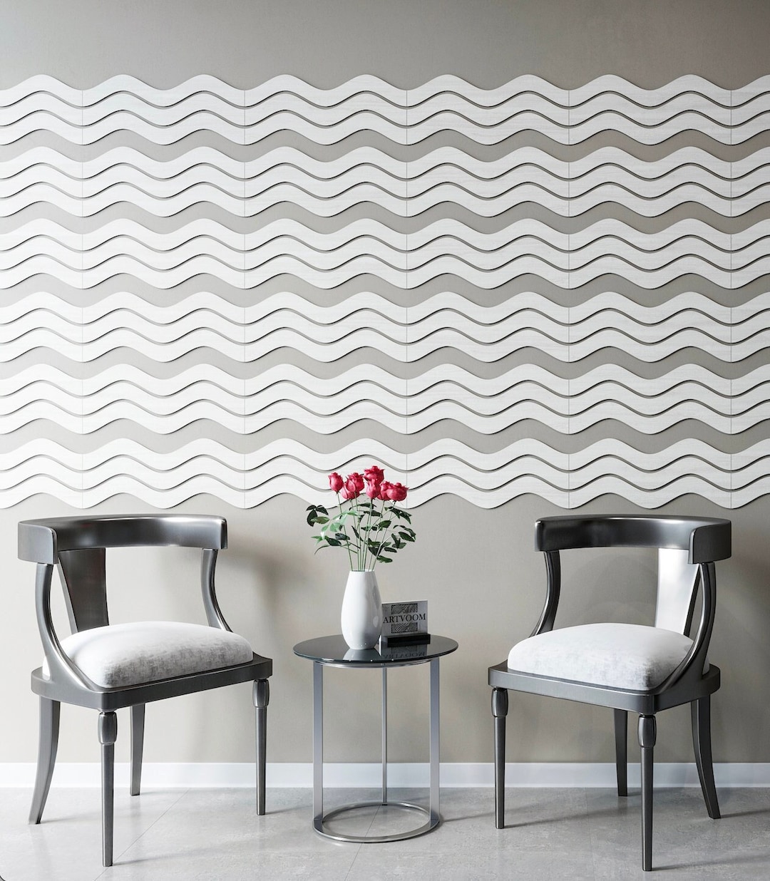 Wavy Wood Wall Panel, Wavy Wood Slat, Curvy Wood Slat , Easy ...