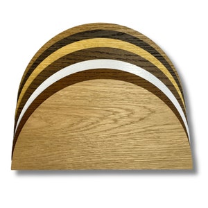 Half Circle Wood Overlays, Furniture Overlays for Ikea Malm Dresser and ...