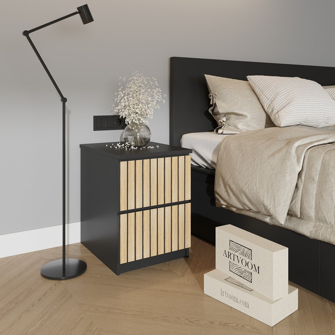 Furniture Drawer Overlay, Slat Wall Panel,set of Decorative Wooden ...