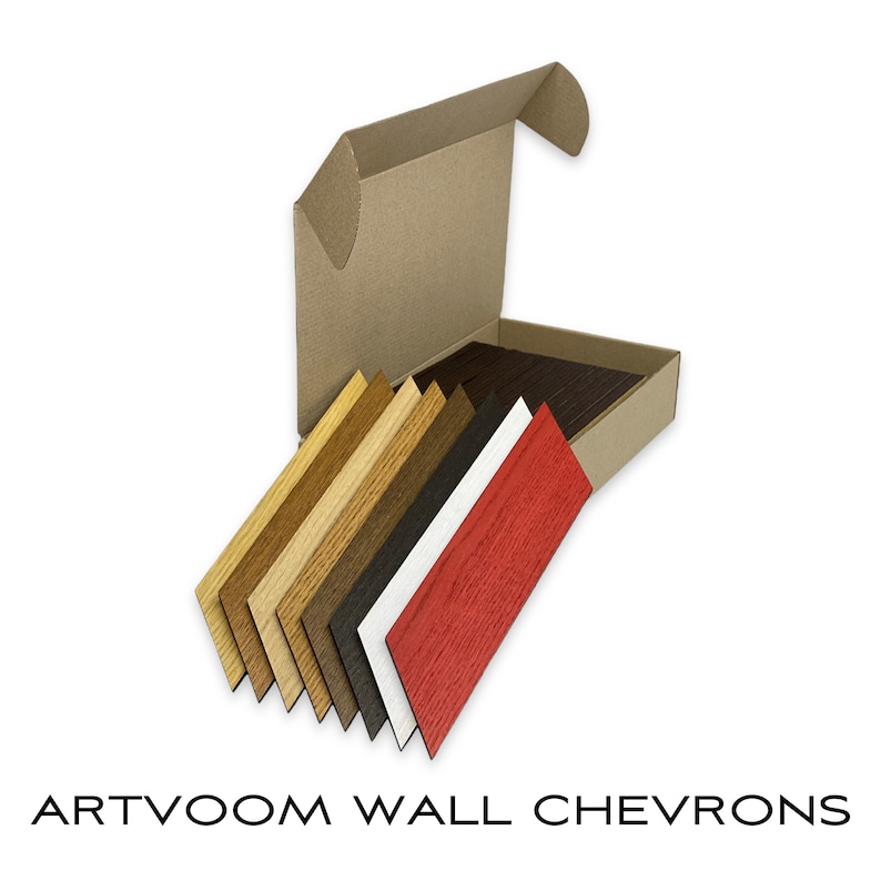 Chevron Panels Wooden Wall Panels Geometric Wall Art - Etsy