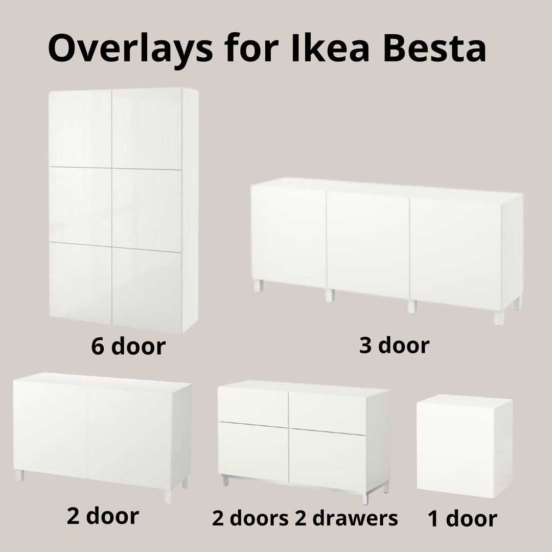 Ikea Besta Overlays, Decorative Furniture Overlays for Ikea Dresser ...
