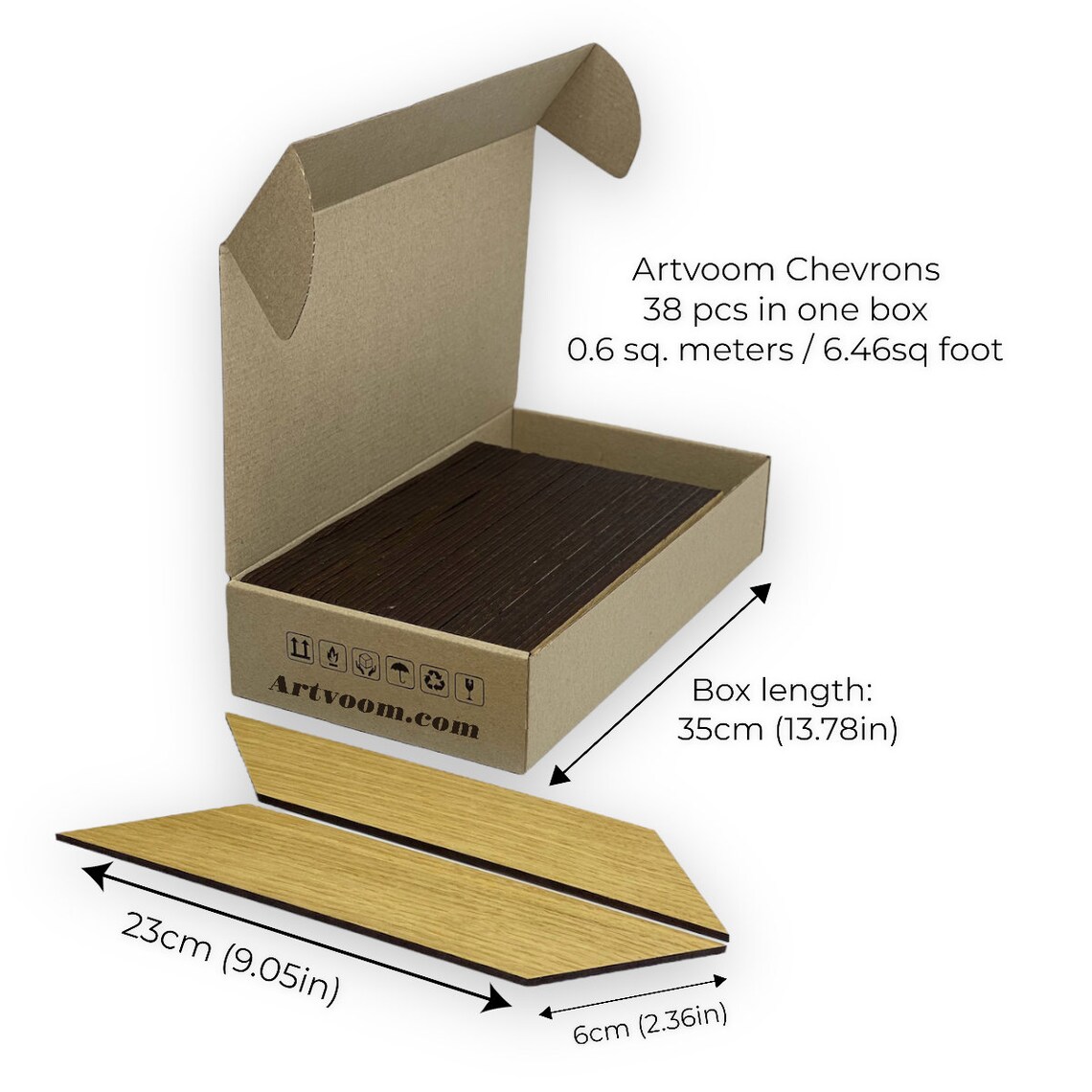 Chevron Panels Wooden Wall Panels Geometric Wall Art - Etsy