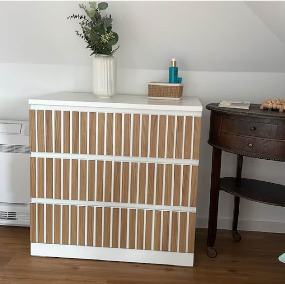 Malm Overlay, Wood Panel, Malm Kommode, Furniture Overlay, Malm Decal ...