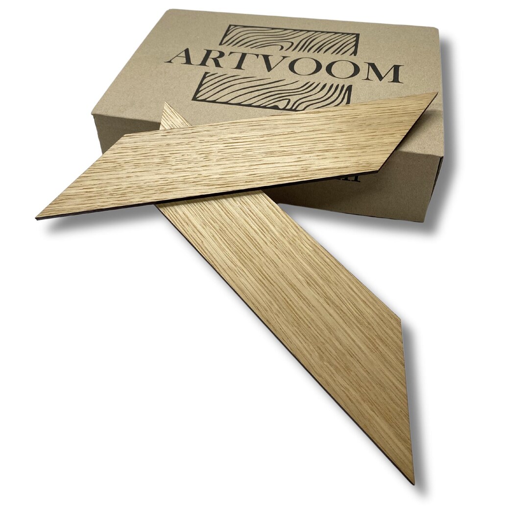 Oak Veneer Chevron Wall Panels, Herringbone Pattern, DIY Decor - Etsy
