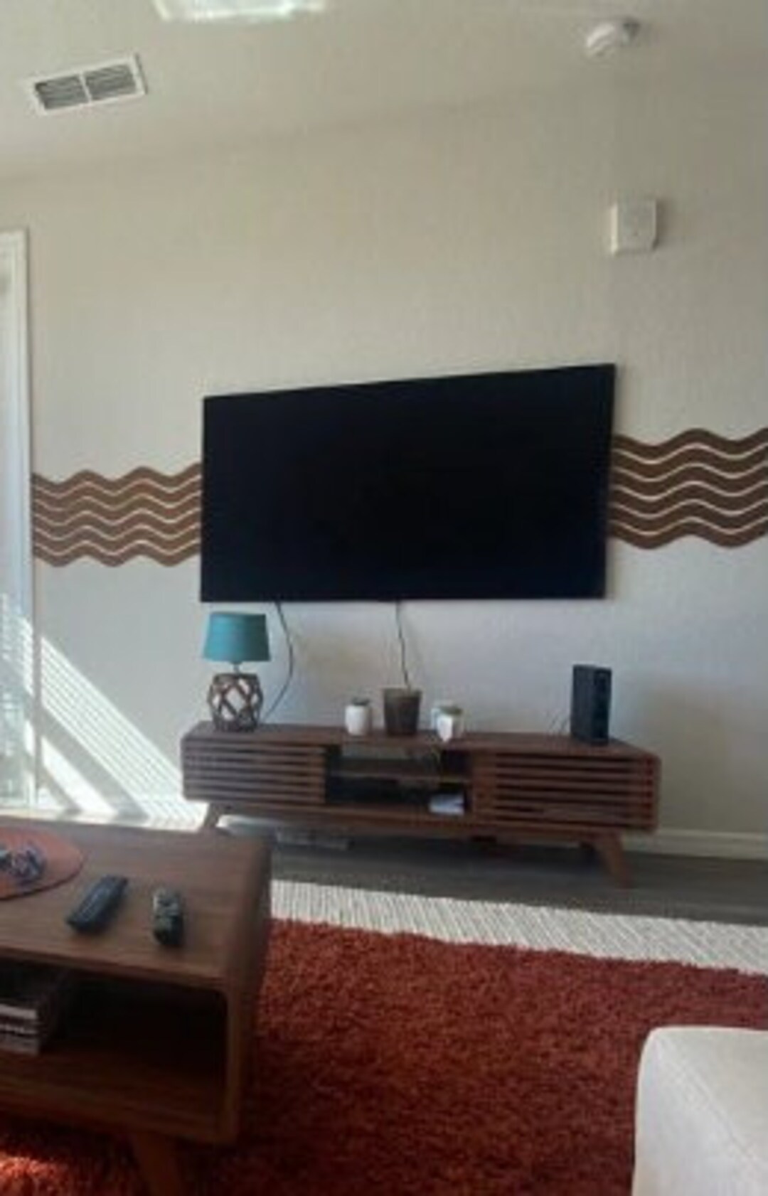 Wall Wave Panels Fluted Wall Decor Wall Wave Slats Wall Stickers Home ...