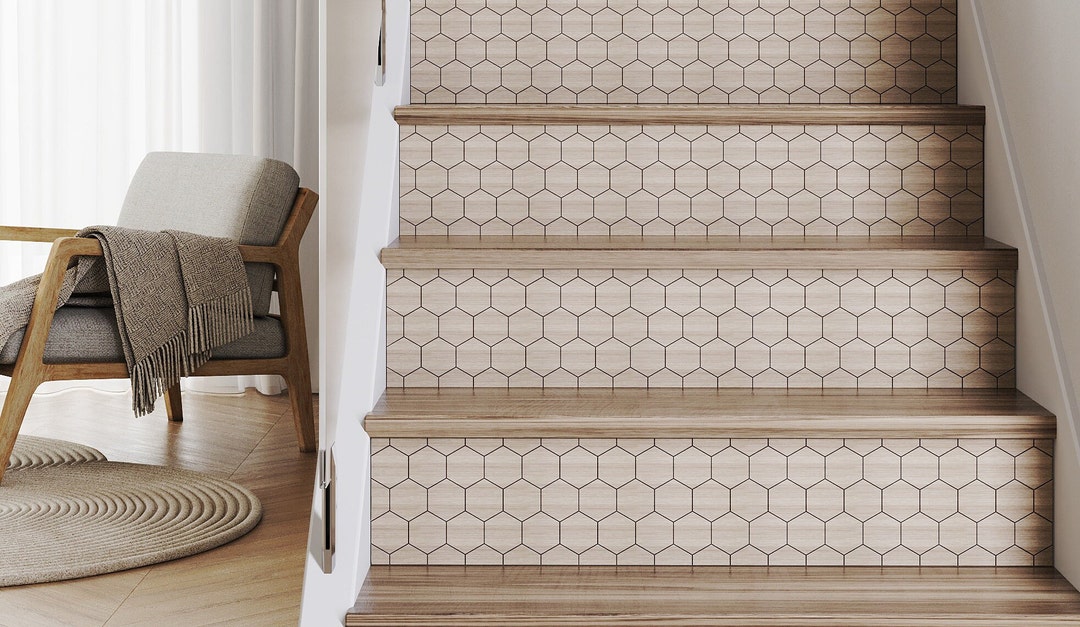 Stair Riser Decal, Self Adhesive, Stair Riser Stickers, Riser Decals ...