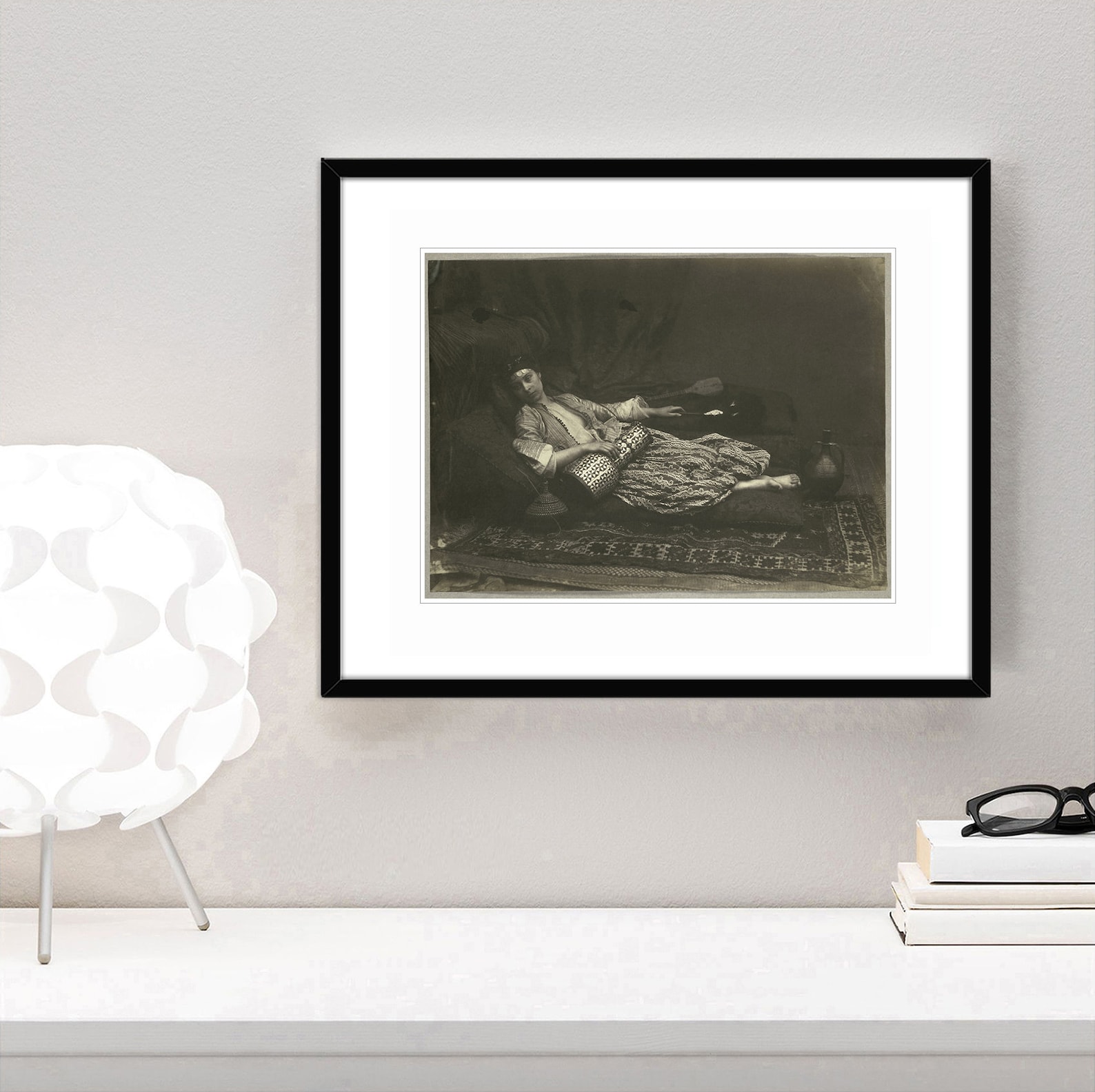 Reclining Odalisque by Roger Fenton 1858 Fine Art Print | Etsy