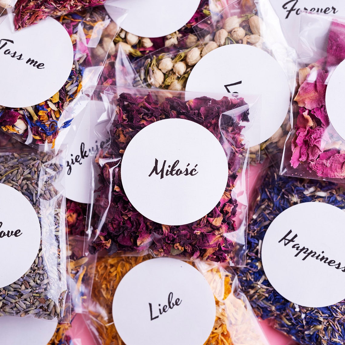 Personalised Wedding Confetti Bags Eco Confetti Packets - Etsy