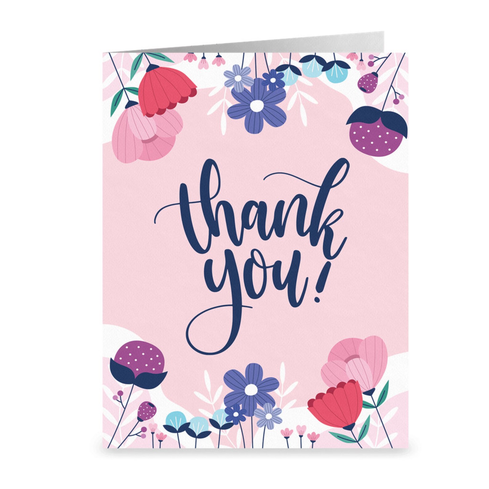 Thank You Folded Cards 5 Pack - Etsy