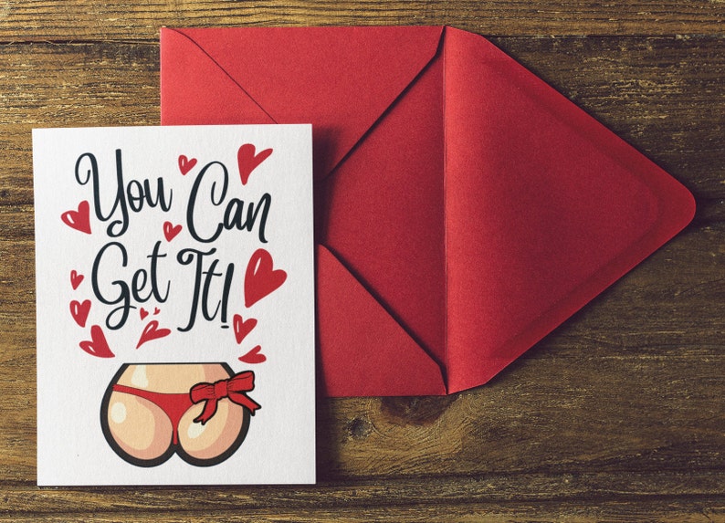 Naughty Valentines Card T For Him T For Husband T For