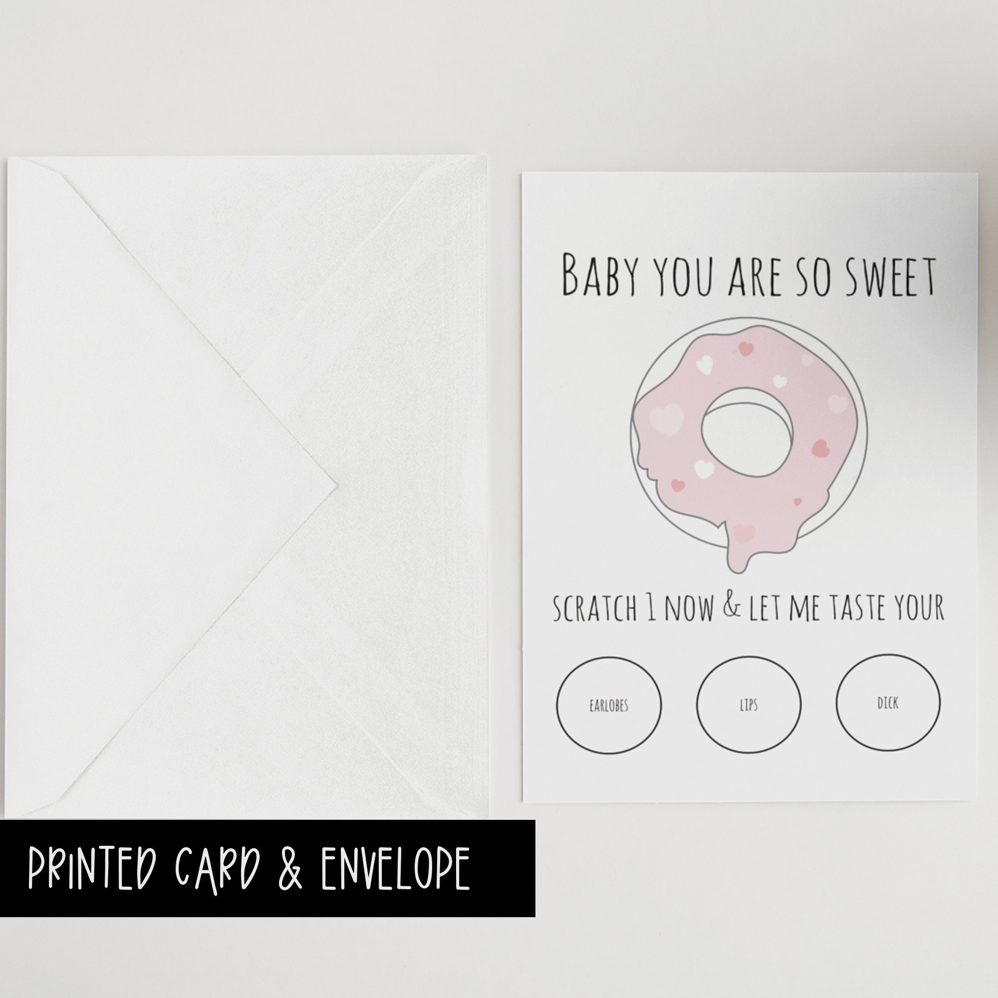 Funny Naughty Scratch off Card Anniversary Card, Boyfriend Card ...