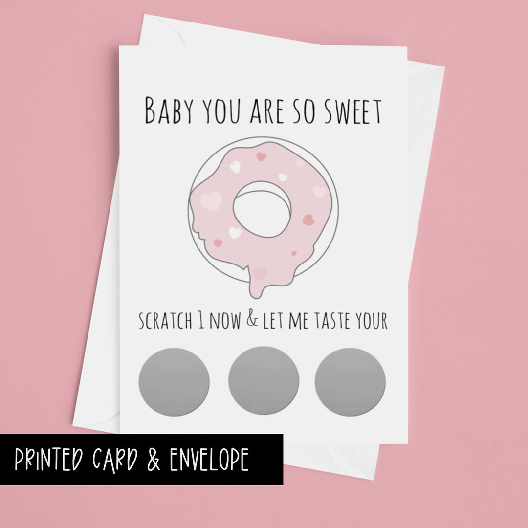 Funny Naughty Scratch off Card Anniversary Card, Boyfriend Card ...