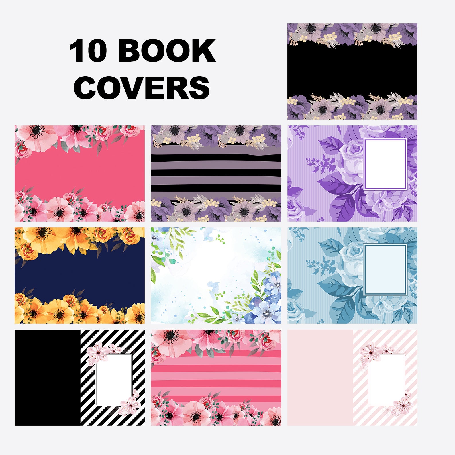 6X9 Journal, Notebook & Composition Templates INSTANT DOWNLOAD KDP ...