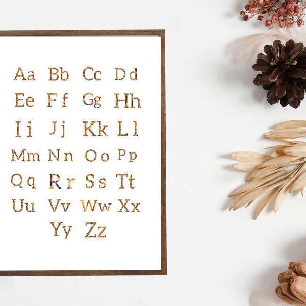 Kente Alphabet - Etsy