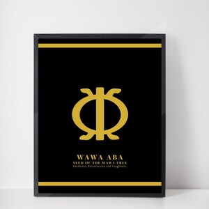 Your Costume Set of 6 Adinkra Symbol | Africa Symbol, Africa Wall Art ...