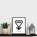 Black Sankofa, Adinkra Symbol, African Wall Art, Digital Print, Art ...